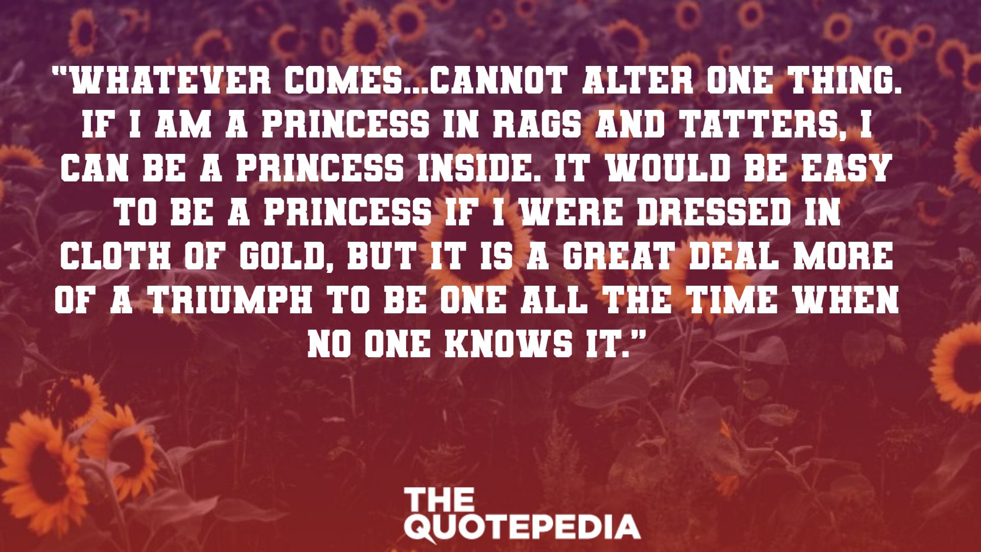 70+ The Little Princess Quotes To Bee Bold And Courageous - The QuotePedia