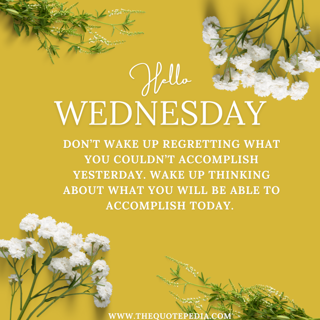 Top 14 Wednesday Quotes to Keep You Motivated on Hump Day